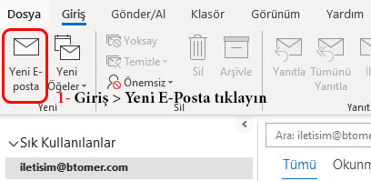 Outlook Mail İmza Nasıl Eklenir? - Office 365 | BT Omer
